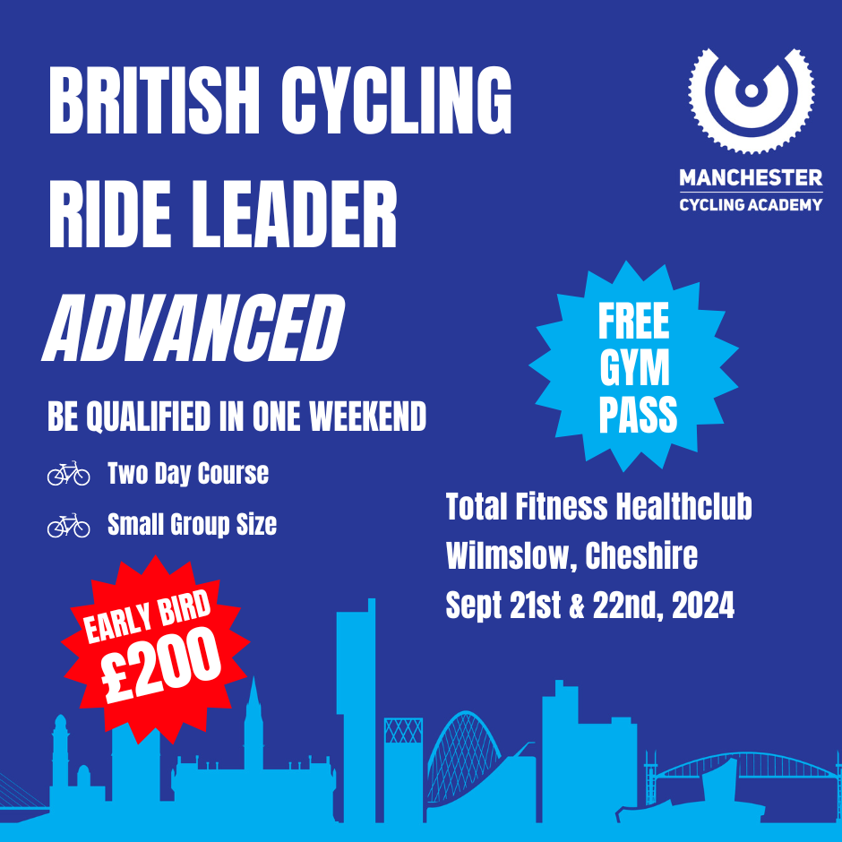 Road Ride Leader Advanced 21st & 22nd Sept